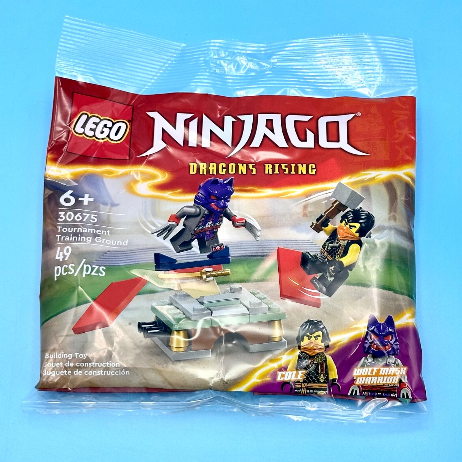 LEGO NINJAGO Dragons Rising Tournament Training Ground (30675) Cole ...