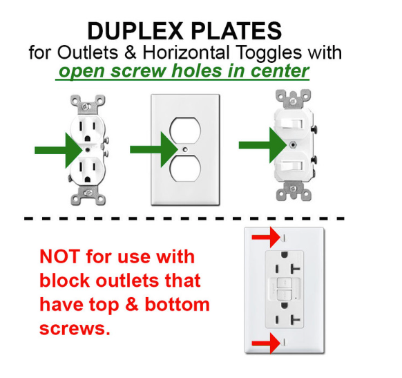 Kyle Switch Plates - Duplex Outlet Cover - Raw Steel Paintable | eBay