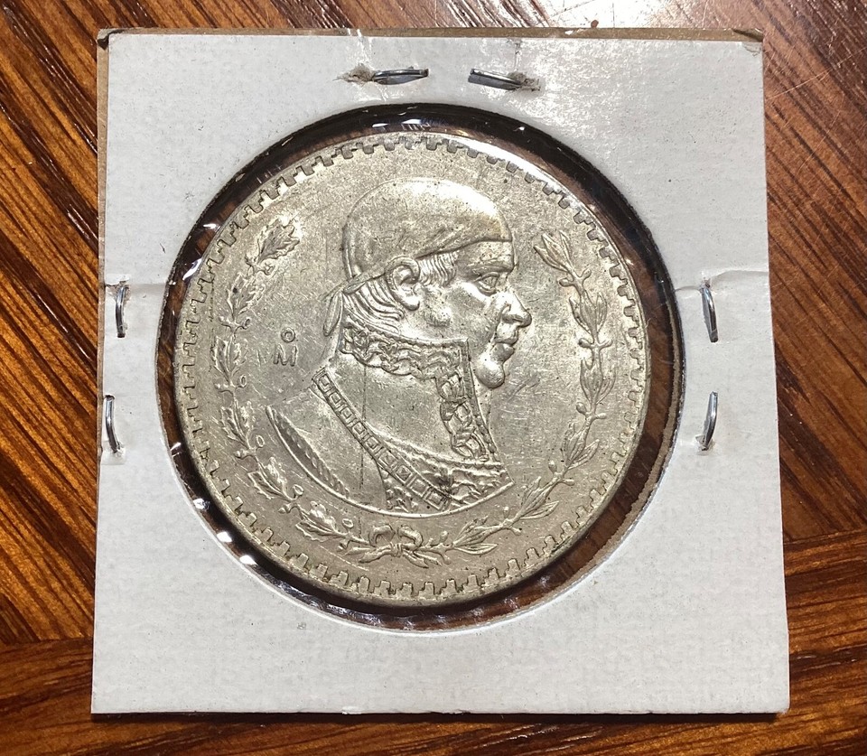 Mexico 1966 One Peso Silver Coin (AU) | eBay