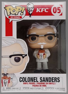 #05 Colonel Sanders - Icons - KFC Funko POP with POP Protector ...