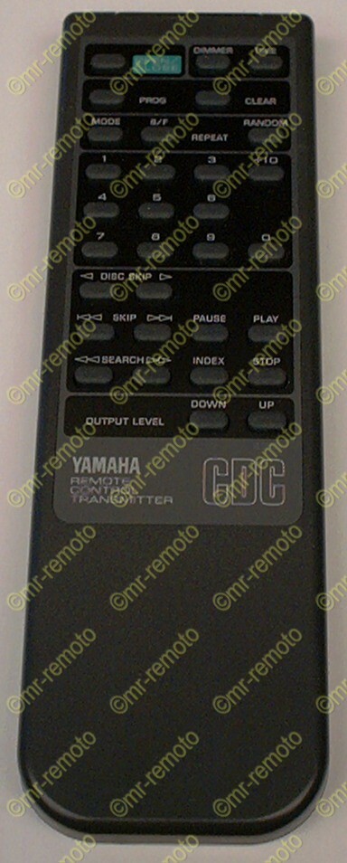 OEM Genuine YAMAHA Remote Control for CD Player/Changer Models CDC-625 ...
