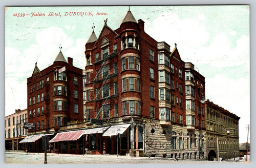 Postcard Julien Hotel Dubuque Iowa IA | eBay
