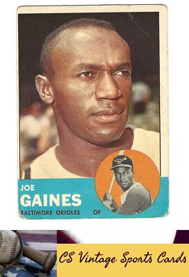 1963 Topps #319 Joe Gaines | eBay