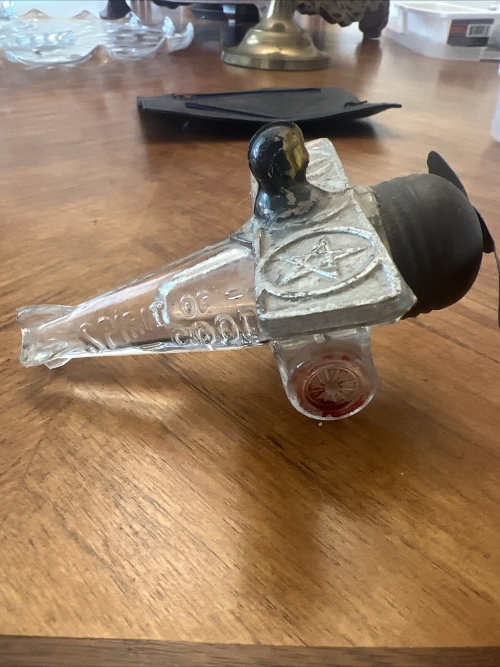 Spirit Of Goodwill Glass Candy Plane Metal Accents Lindbergh | eBay