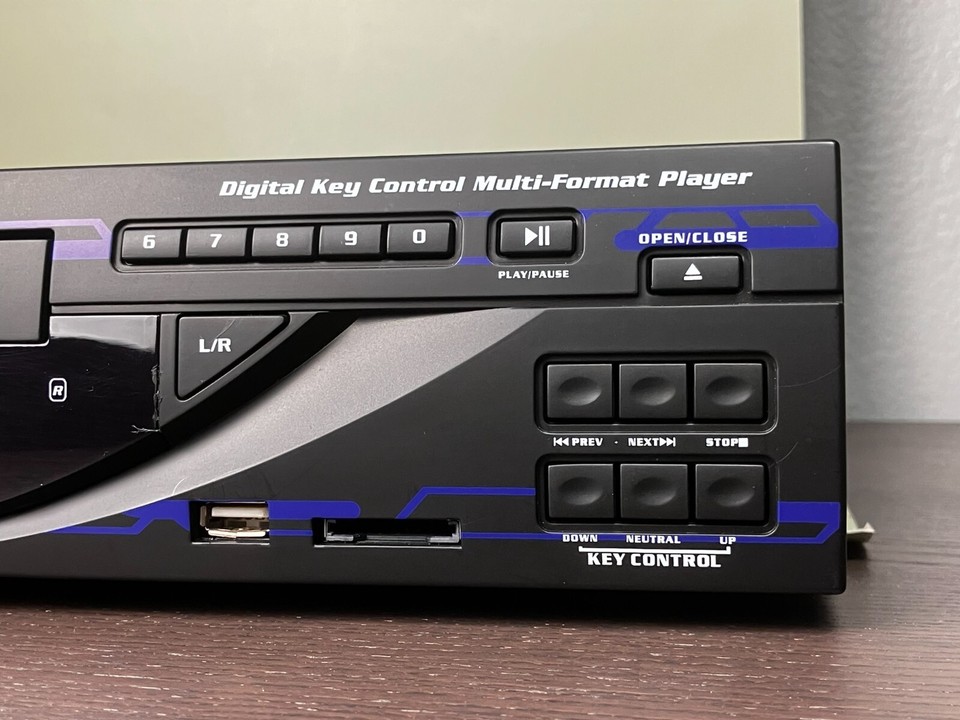 Vocopro DVX-890K Multi-Format Digital Key Control DVD Karaoke Player ...