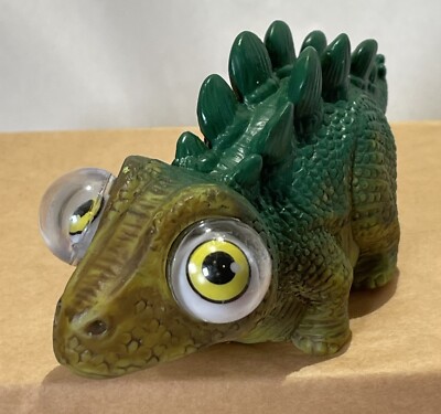 Rubber Dinosaur Squeeze Eyeball Popping Googly Eye Baby Stegosaurus Toy ...