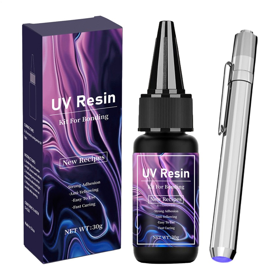 Uv-curable UV Light Curing Adhesive Transparent Shadowless Adhesive Repair Glue | eBay