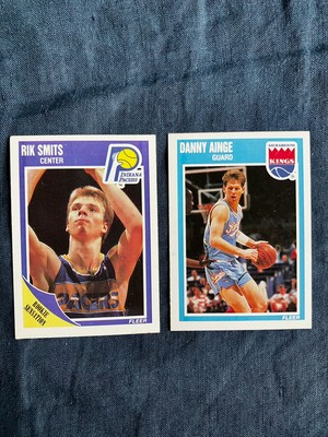 Rick Smits Danny Ainge Lot 2x Pacers Kings Fleer Rookie Sensation 1989 ...
