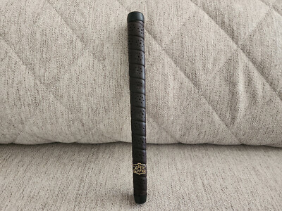 The Grip Master Genuine Leather Pro Perf Classic Wrap Black Putter Grip ...