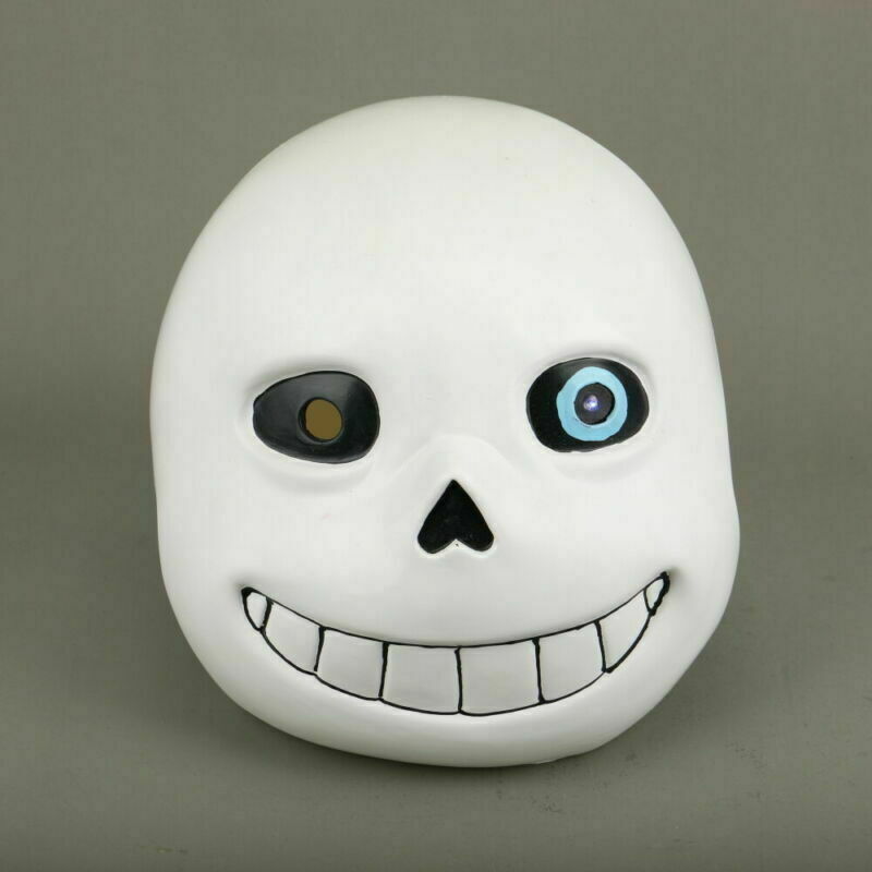 Luminous Sans Mask Cosplay Skull Sans Papyrus LED Mask Halloween Props ...