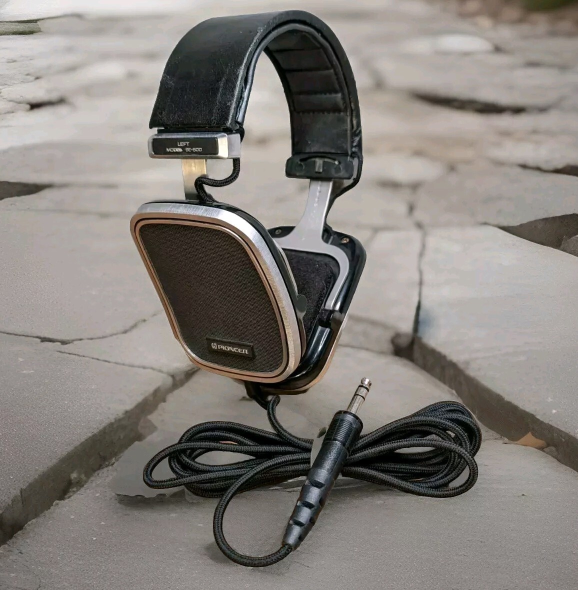 Vintage PIONEER SE-500 High Polymer Stereo Headphones | eBay