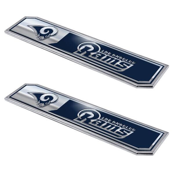 Los Angeles Rams NFL 2 Pack Aluminum Emblem Car Truck Edition Decal ...