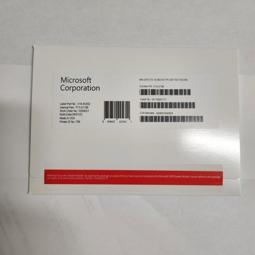 New Microsoft Windows Server 2019 Standard - New Sealed DVD Box | eBay