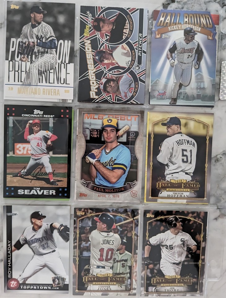 Topps Baseball Inserts 18 Card Lot Williams, Ryan, Mathews, O Smith ...