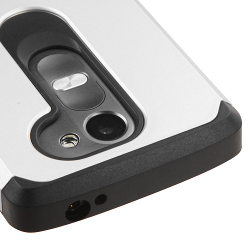 LG Destiny L21G Power L22C Hybrid Leon Slim Dual Layer Fusion Case Hard ...