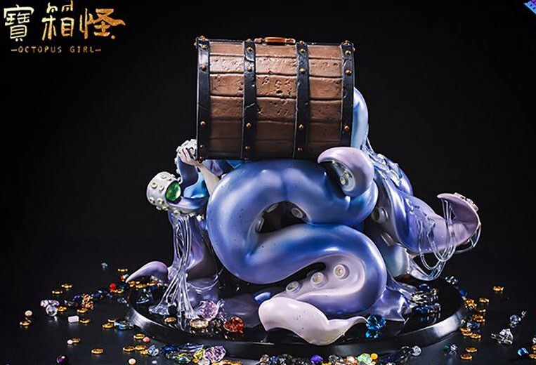 Snail Shell Studio 1/3Scale Octopus Girl Resin Painted Statue In Stock ...