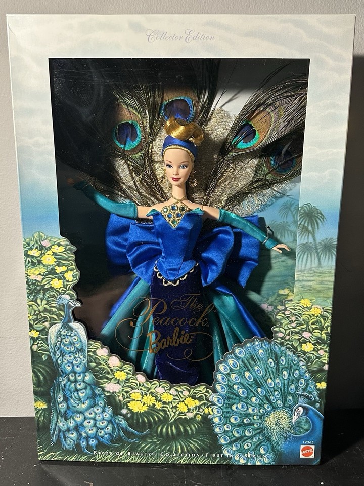 1998 The Peacock Barbie Birds of Beauty Collection Vintage Mattel ...