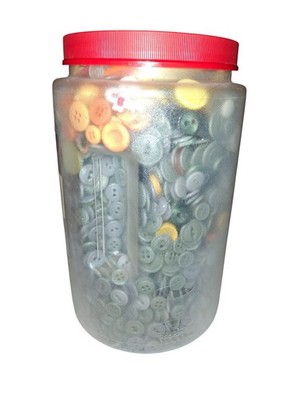 Large Mixed Button Lot – Vintage & Modern Sewing Buttons – Assorted ...