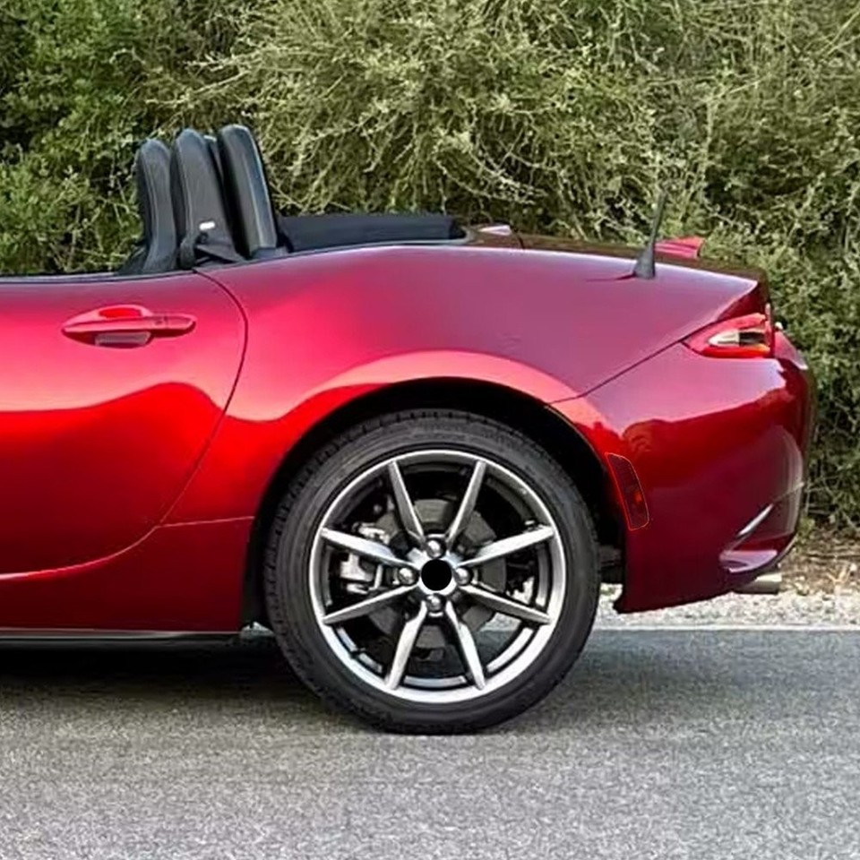 Pair Rear Side Bumper Marker Signal Light Red Lens Fit MAZDA 2016-23 MX ...