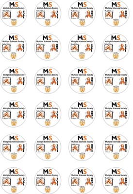 24 x PRECUT MULTIPLE SCLEROSIS RICE/WAFER PAPER CUP CAKE TOPPERS | eBay UK