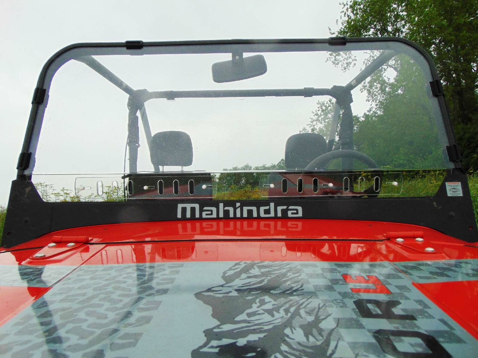 VENTED HARD Windshield & ROOF for Mahindra Roxor - Soft Top - Puncture ...