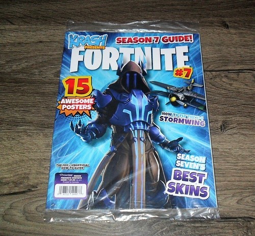 KRASH PRESENTS FORTNITE MAGAZINE #7 JUST AS PICTURED POSTERS IN SIDE | eBay