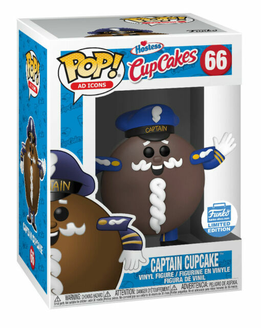 Funko Pop! Captain Cupcake Hostess Ad Icons Funko Exclusive Limited ...