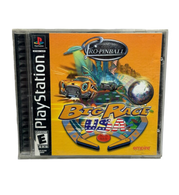 Pro Pinball Big Race USA (Sony PlayStation 1, PS1) Complete and Tested ...