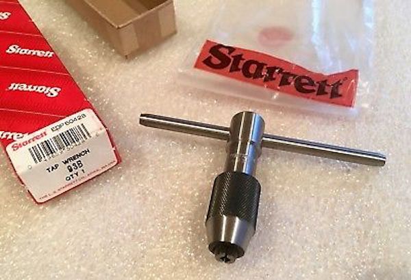 STARRETT HEAVY DUTY T-HANDLE TAP WRENCH # 93B – NEW IN BOX | eBay