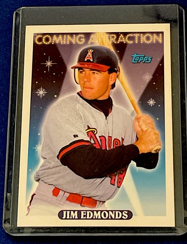 Jim Edmonds RC CALIFORNIA ANGELS 1993 TOPPS #799 ROOKIE EX-NM | eBay