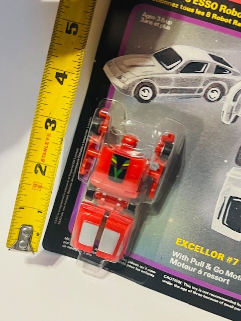 Robot Racer Figure Friction go toy gobot transformer 1980s Esso MOC ...