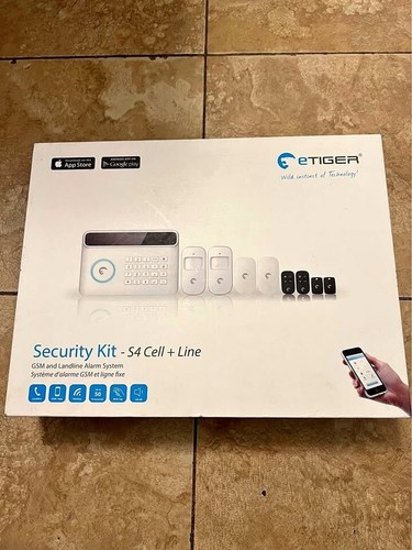 New S4-CL GSM and Landline Alarm System with Wireless Smart Home Sensor ...