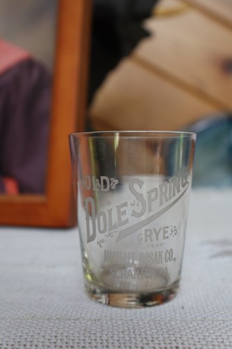 Antique Pre-Pro Shot Glass Ole Dole Spring Rye Michael Bosak Co ...