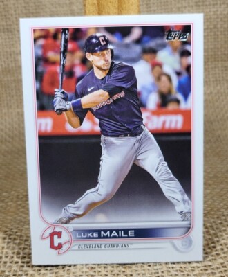 2022 Topps Update Series Luke Maile Baseball Card US326 Guardians FREE ...