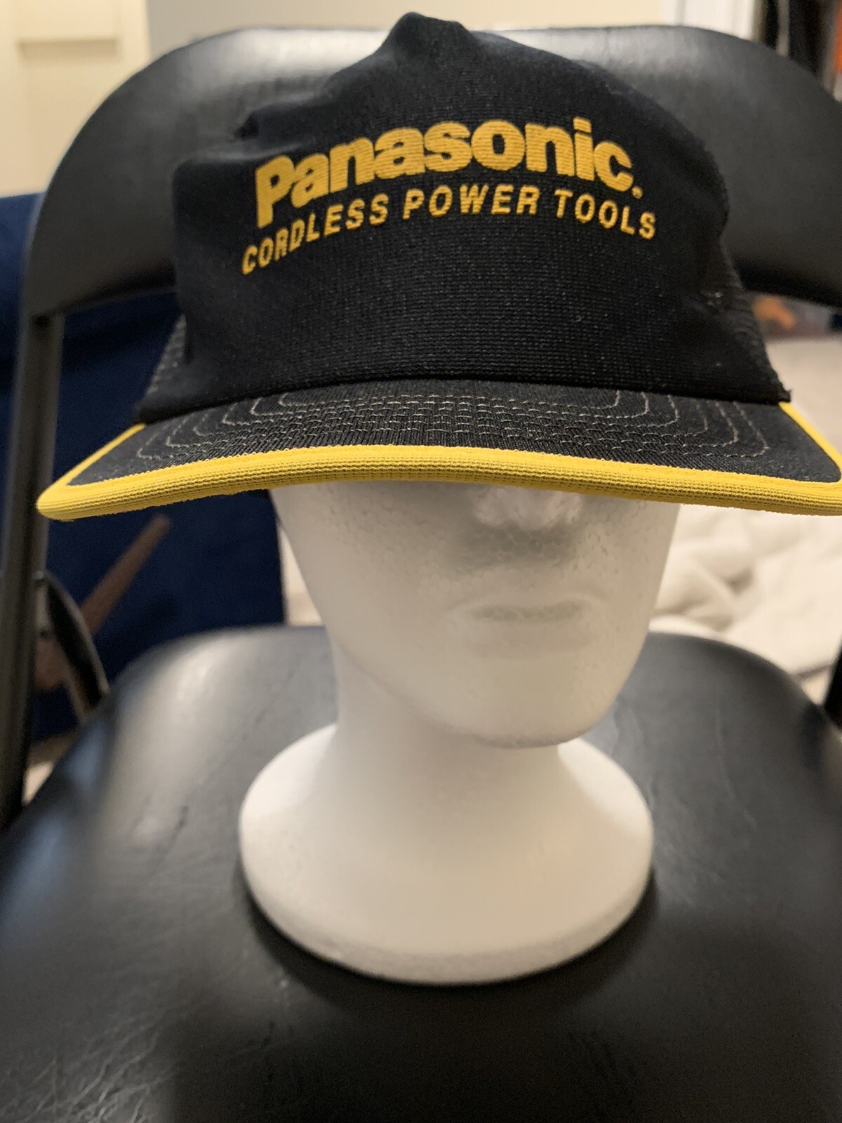 Vintage Panasonic Cordless Power Tools Hat Mesh Truck… - Gem