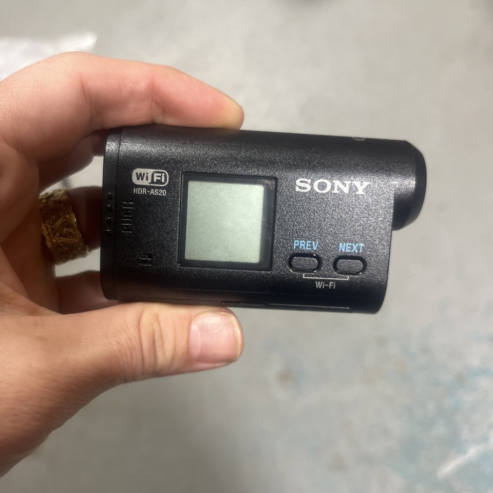 Sony Exmor R SteadyShot Action Camera In Case HDR-AS20 With Case. No ...