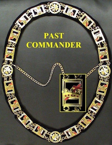 Knights Templar York Rite Past Commander Masonic Collar | eBay