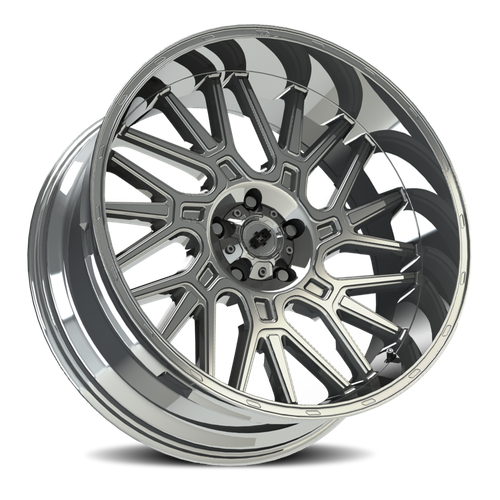 2 New Vision Brawl 20x12 5-127 -51 Chrome Wheels 886821231881 | eBay