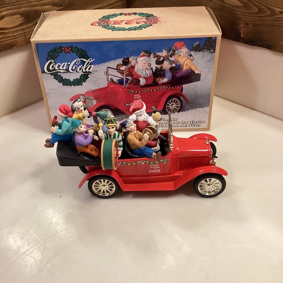 Ertl 1:25 1917 Coca Cola Santa's Maxwell Touring Car w/ 6 Elf Figures ...