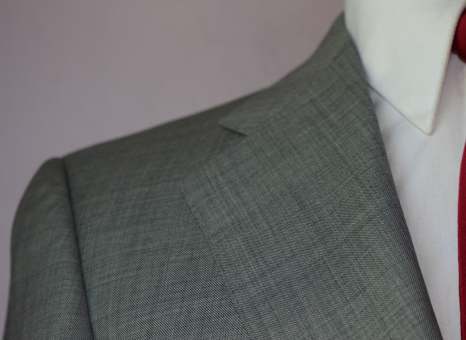 Ermenegildo Zegna Trofeo Gray Two Button Wool Suit Si… - Gem