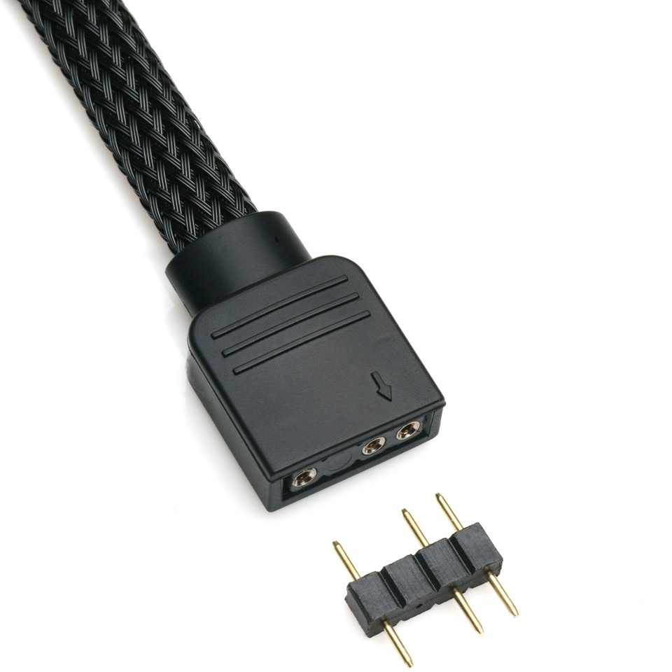 4-Pin RGB to 3-Pin 5V ARGB Adapter Cable for Corsair Lighting ...