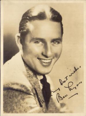 BEN LYON Hollywood Leading Man Silent Movie Actor Vtg 1920s 6.25x8.5 ...