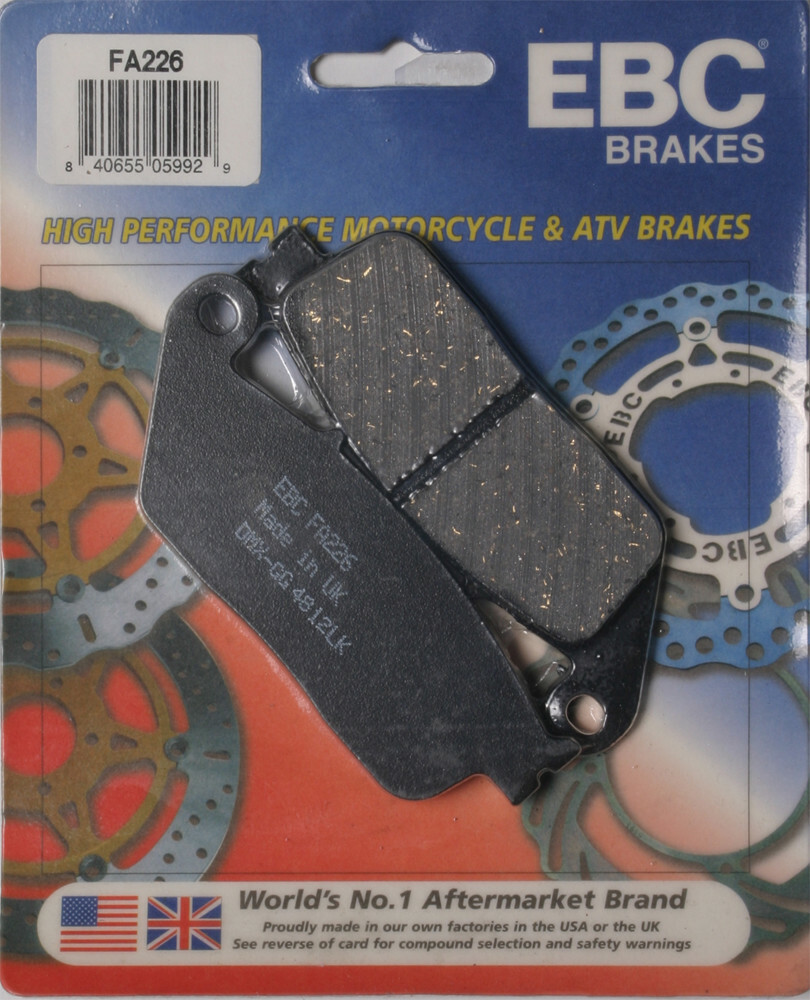 EBC FA226 Organic Brake Pads 2017-2020 Kawasaki EX650 Ninja 650 | eBay
