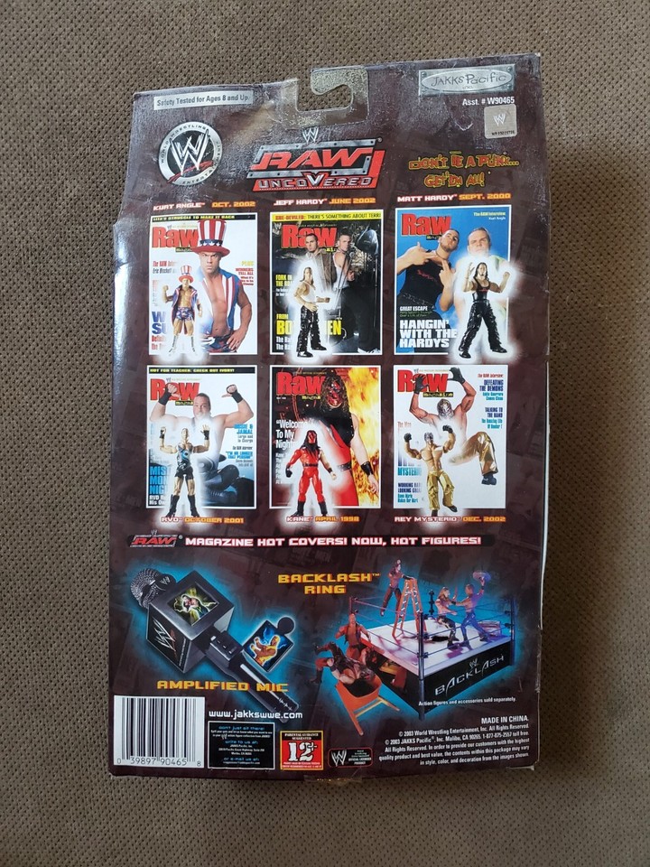 WWE RAW Uncovered MATT HARDY Figure Titan Tron Live Jakks Pacific 2003 ...
