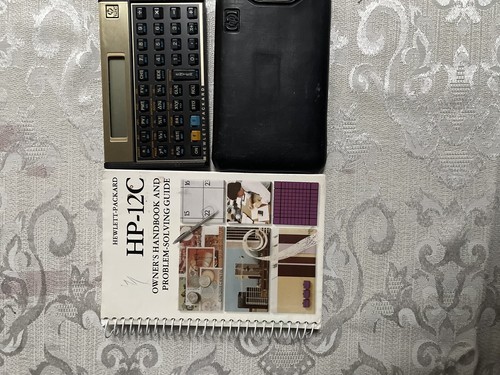 hp 12c financial calculator,handbook problem solving guide, case, July ...