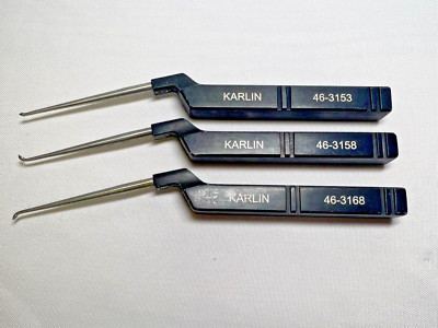 Lot of 3 Codman Symmetry Microdiscectomy Karlin Cervical Curettes ...