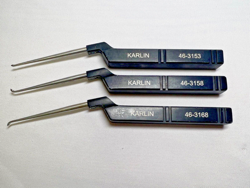 Lot of 3 Codman Symmetry Microdiscectomy Karlin Cervical Curettes ...