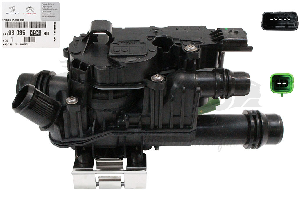Genuine Peugeot Citroen 1.6 BlueHDi 8V Thermostat Housing 9850364680 ...