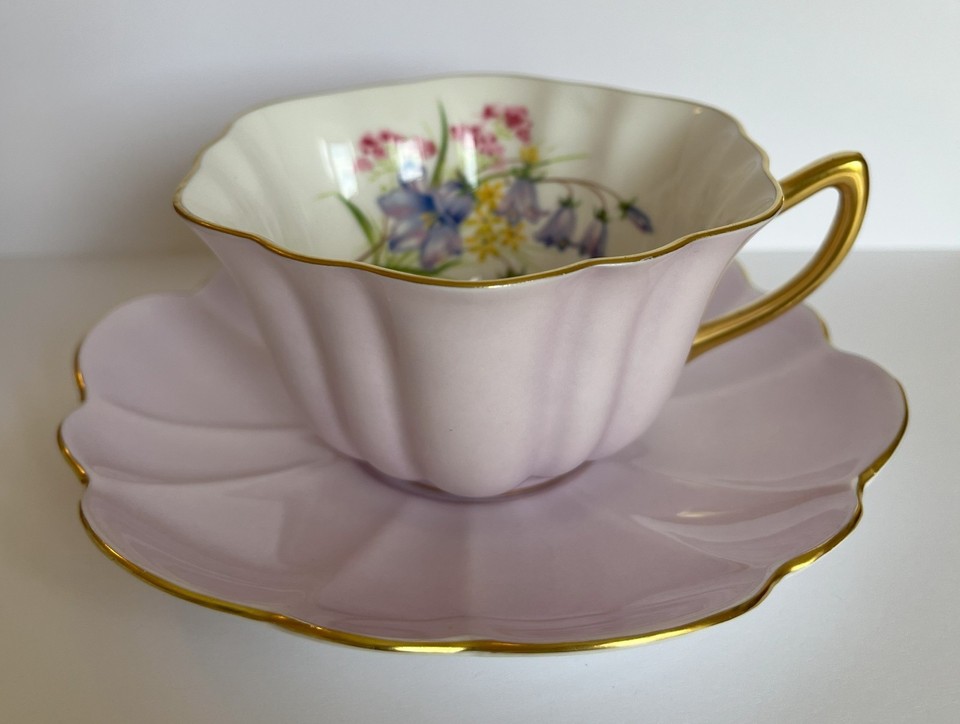 Shelley thin delicate porcelain China Cup & Saucer Stratford ...