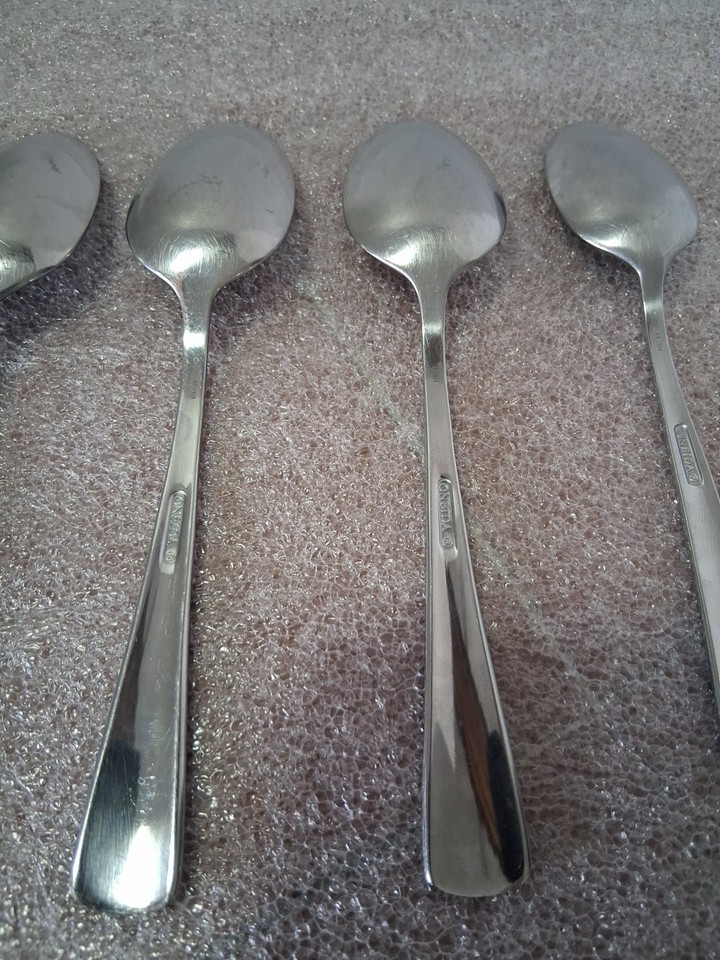 Oneida River Oval 4 Soup Spoons 7", 1 6.25" Tea Spoon | eBay